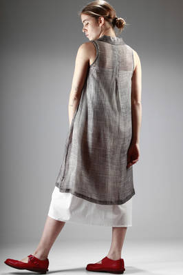 RAGA DESIGN - Calf-Length Dress In Silk And Cotton Canvas With A Tye ...