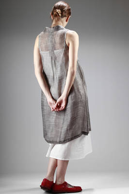 RAGA DESIGN - Calf-Length Dress In Silk And Cotton Canvas With A Tye ...