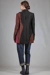 YANG LI - Blazer Jacket With Irregular Patchwork Of Different Fabrics ...